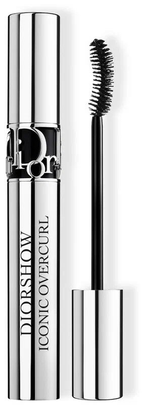 Dior Тушь для ресниц Diorshow Iconic Overcurl, 090 черный, 4мл мини