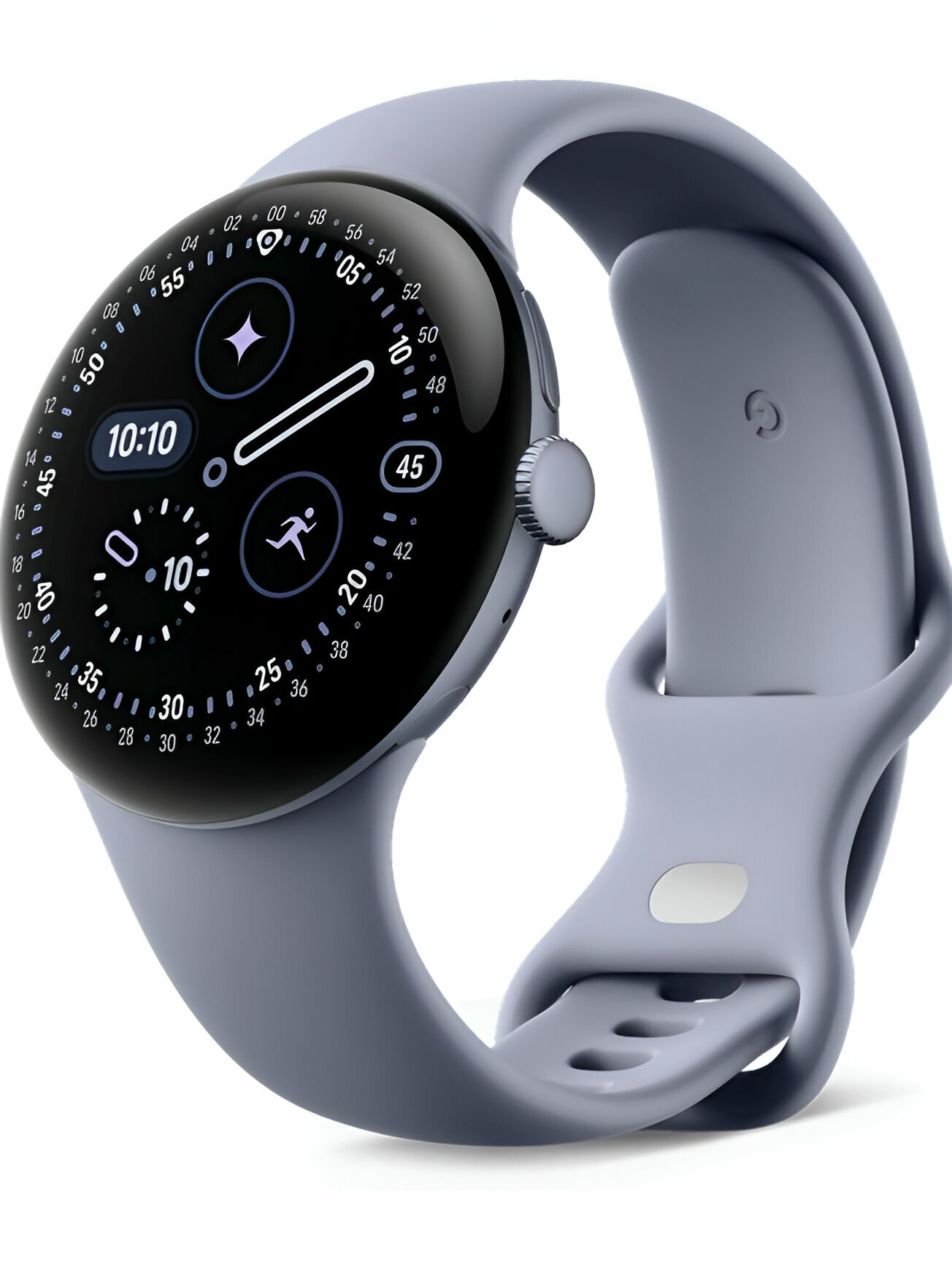 Умные часы Google Pixel Watch 4 Wi-Fi 45mm Satin Moonstone Aluminum case / Moonstone Active Band
