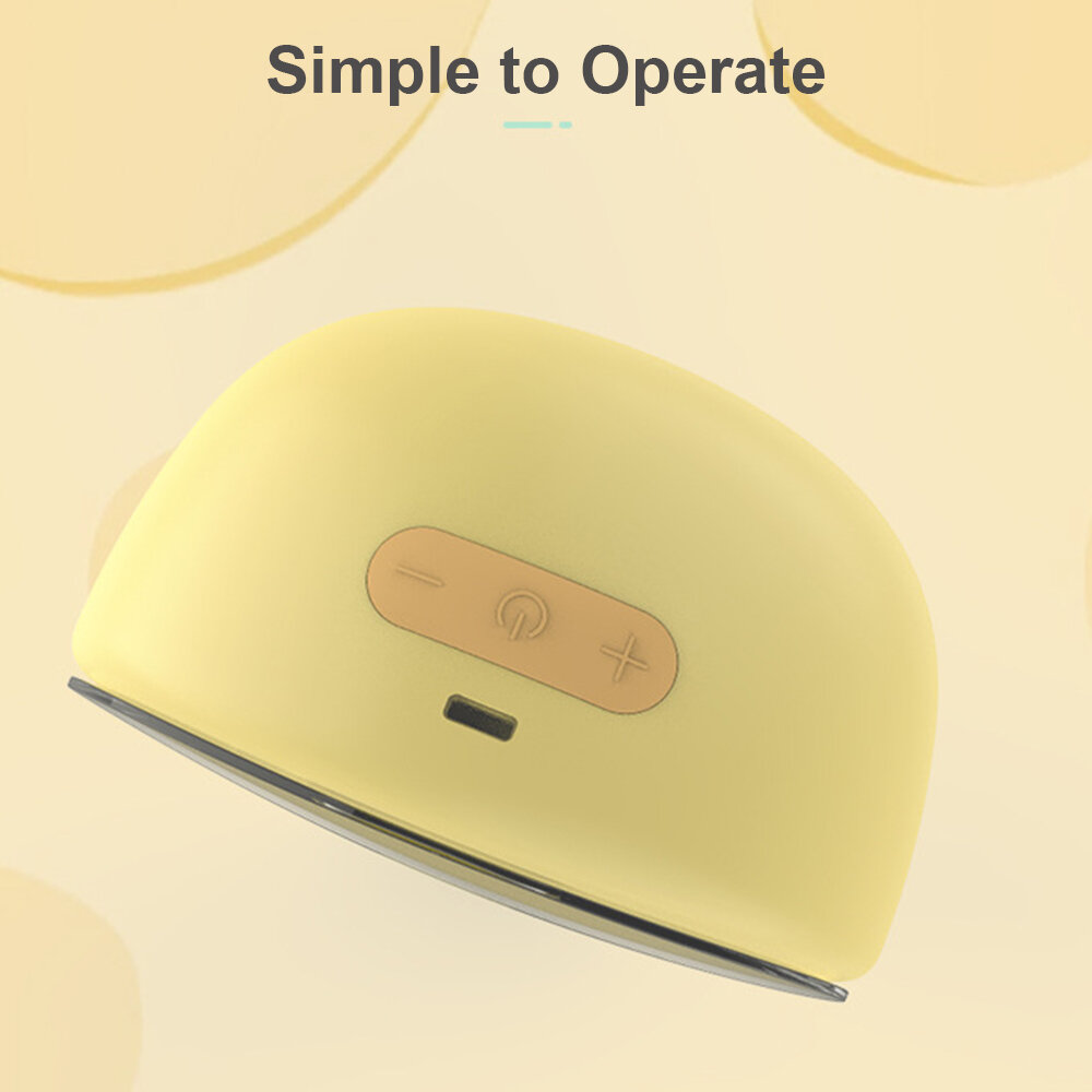 Real Bubee RBX-8035 носимый молокоотсос портативный электрический молокоотсос Hands Free для грудного вскармливания 3 режима 9 всасывания низкий уровень шума 150 мл емкость для хранения