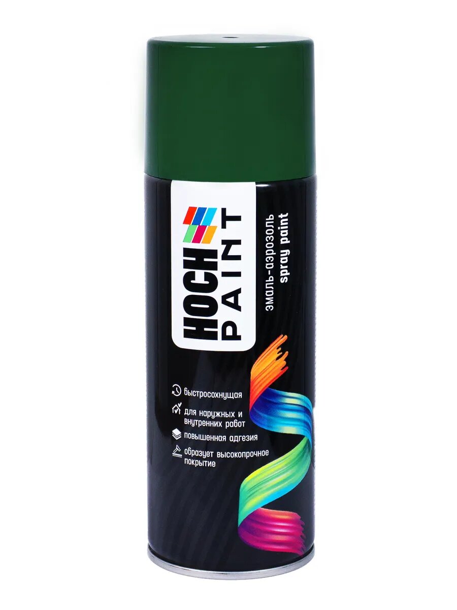 Автомобильная краска спрей зеленый мох 6005, 520 мл