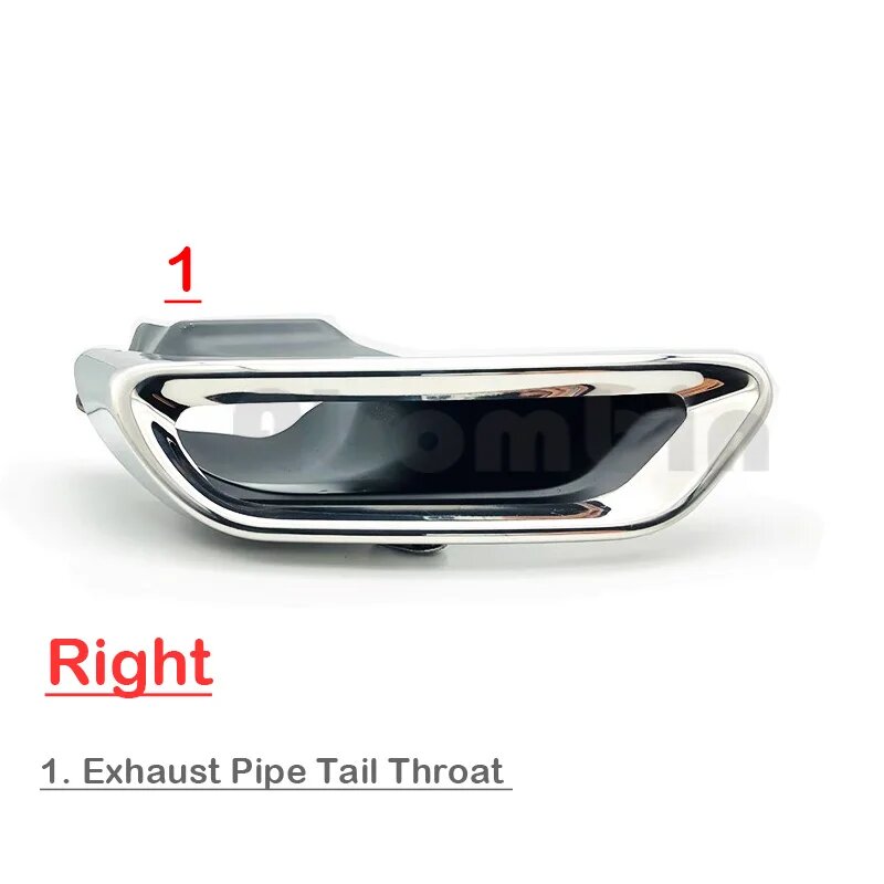 Автомобильный глушитель выхлопной трубы, задний выход для Honda Accord 10 поколения 2018 2019 2020, Right-Outlet Only