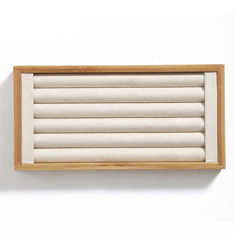 Бамбуковый поднос для украшений 22*11 см Ring Tray