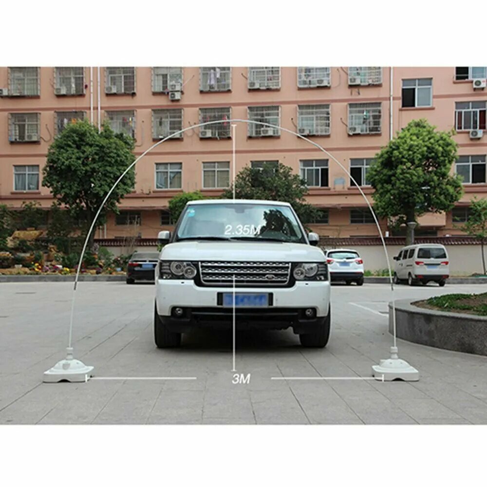 Набор белых пластиковых стоек с основанием для создания арки и украшения мероприятий