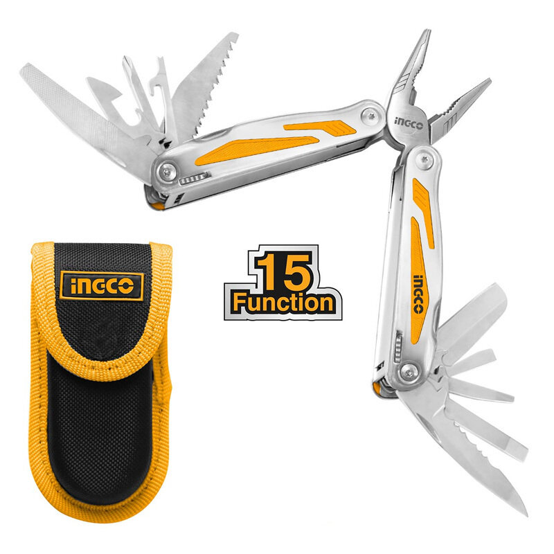 Инструмент многофункциональный INGCO складной 15 функций HFMFT0115