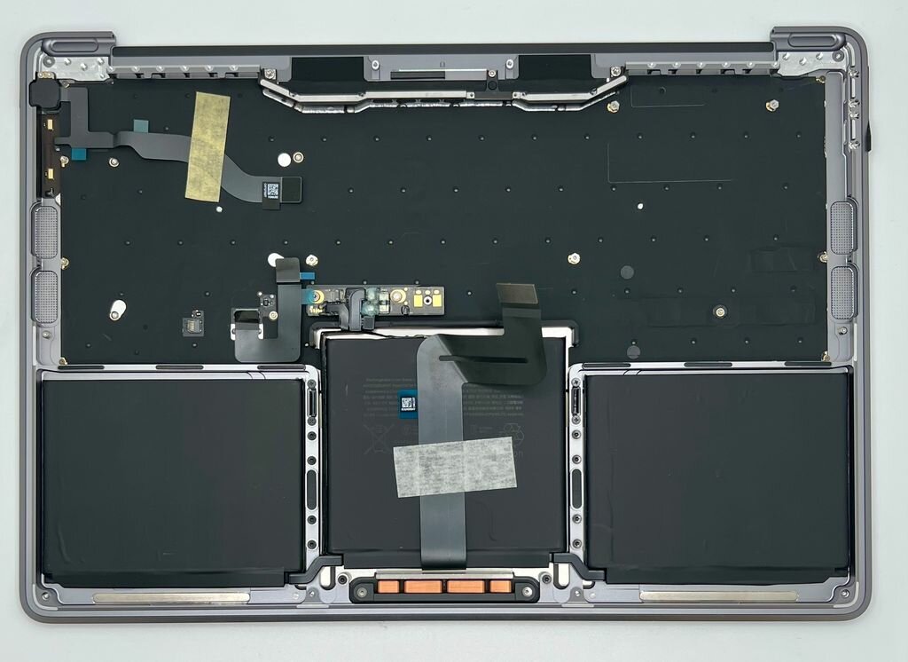 Топкейс с клавиатурой RUS РСТ, АКБ MacBook Pro 13 A1708 2016-2017 Space Gray AASP