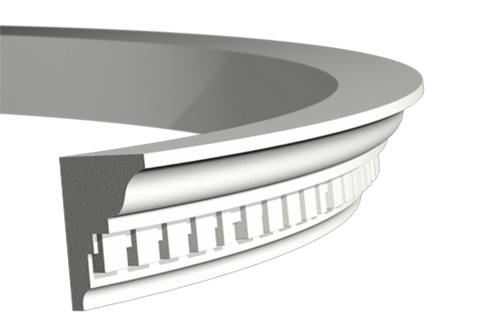 Карниз Гибкий Европласт Лепнина 1.50.196 Д2000хШ55хВ70 мм.