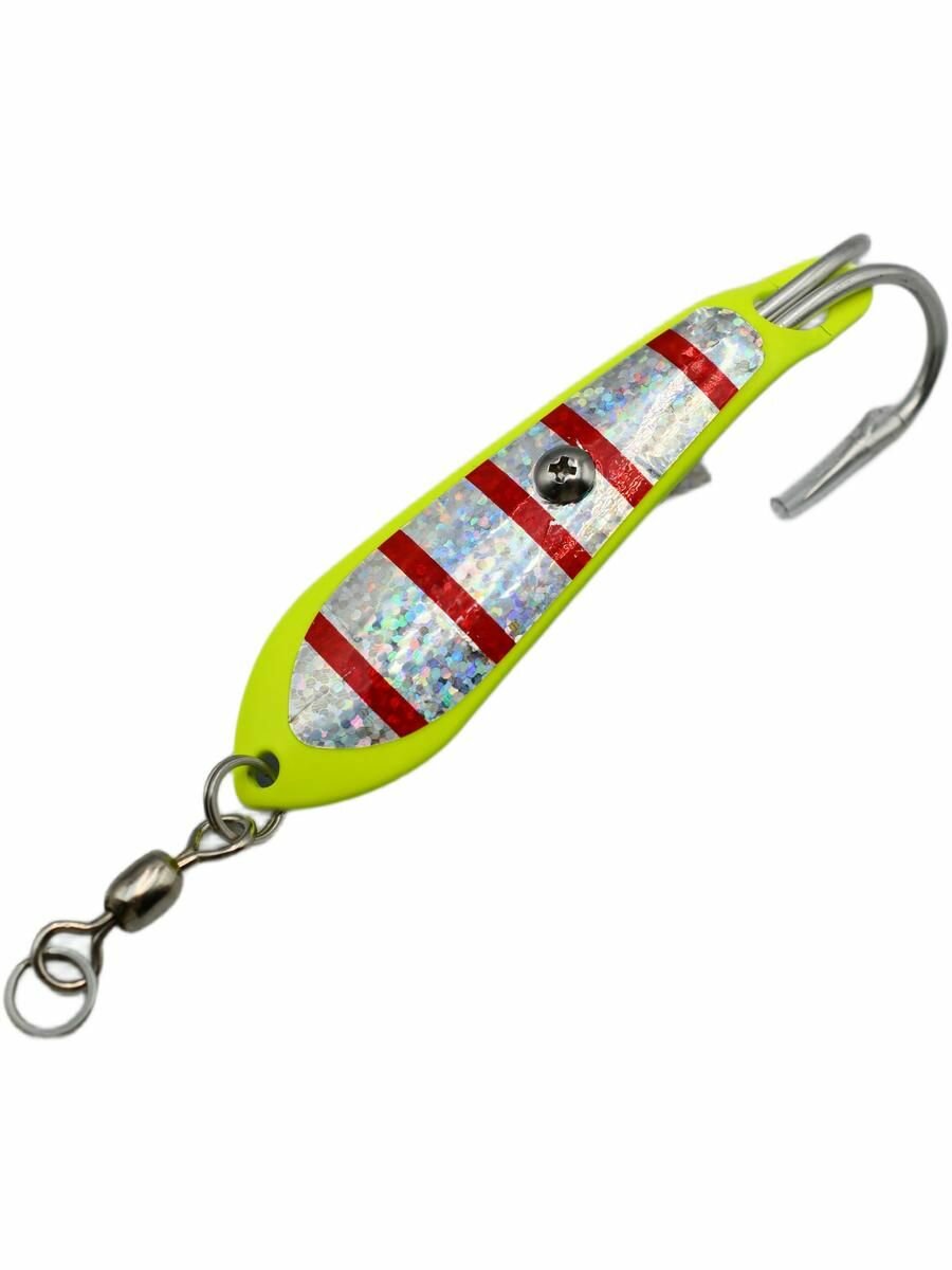 Блесна троллинговая Trolling Spoon 16г, 80мм, Mega Brilliant Bullet Для ловли хищной рыбы (Щука, Окунь, Судак)