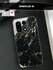 Чехол на OnePlus 15 / Ван Плас 15 с принтом Черный мрамор уголок, прозрачный