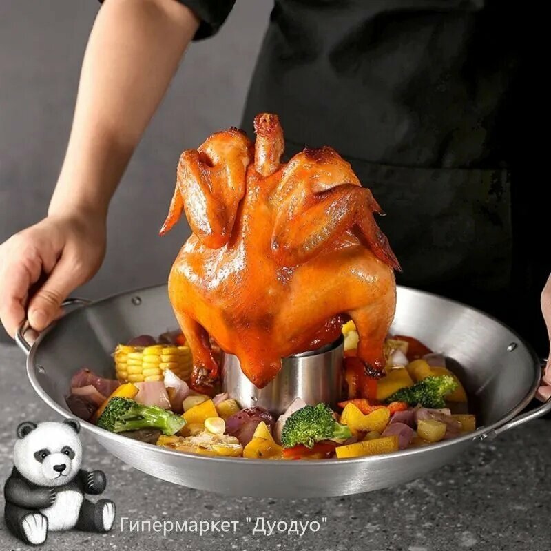 Ростер для курицы, Высокоуглеродистая сталь, 1 л