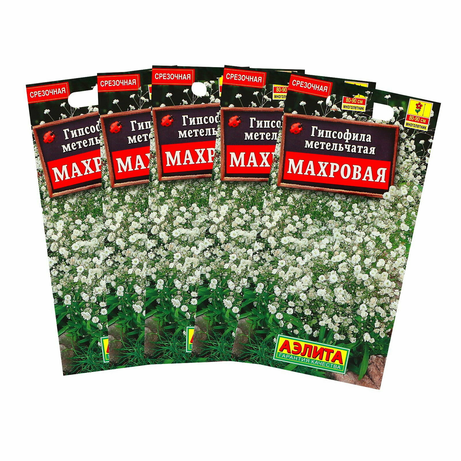Семена цветов Гипсофила "Махровая", набор 5 шт, назначение: для создания букетов