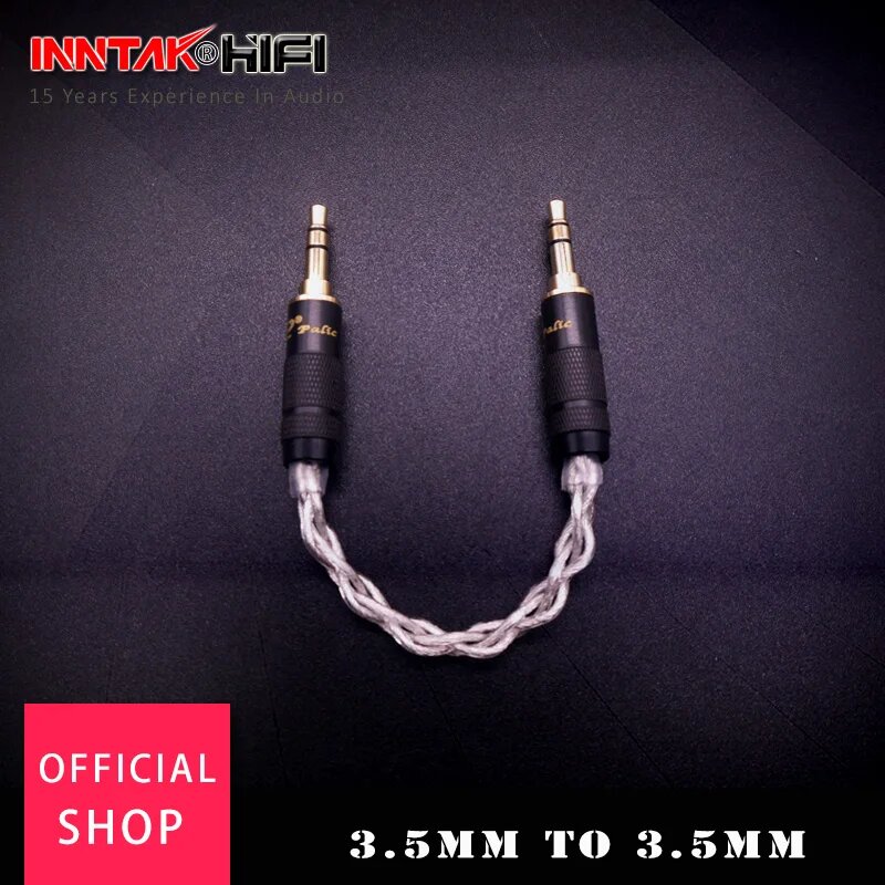 INNTAKHIFI 3.5 мм - 3.5 мм аудиокабель, Style 1, 10cm