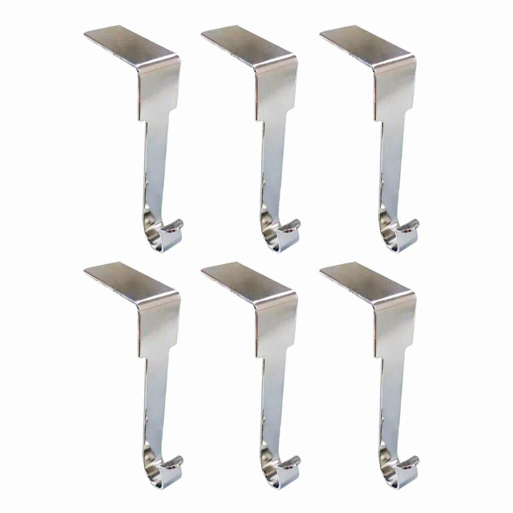 Крючки для настольных вешалок-6 шт.-серебристый