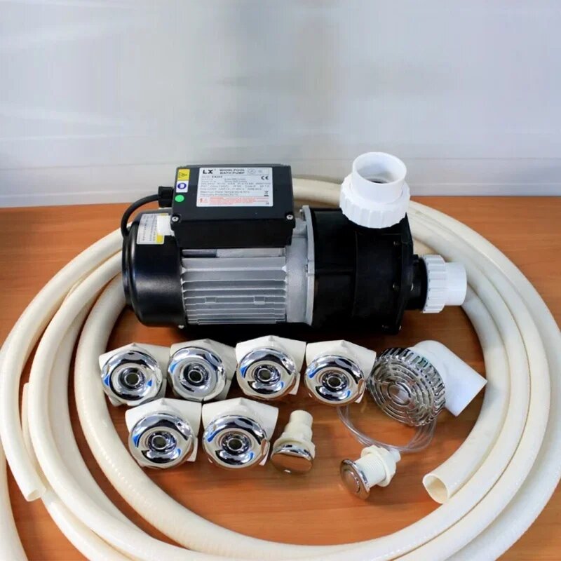 Гидромассажная ванна, водоструйная насадка, гидросистема, комплект гидромассажной лампы