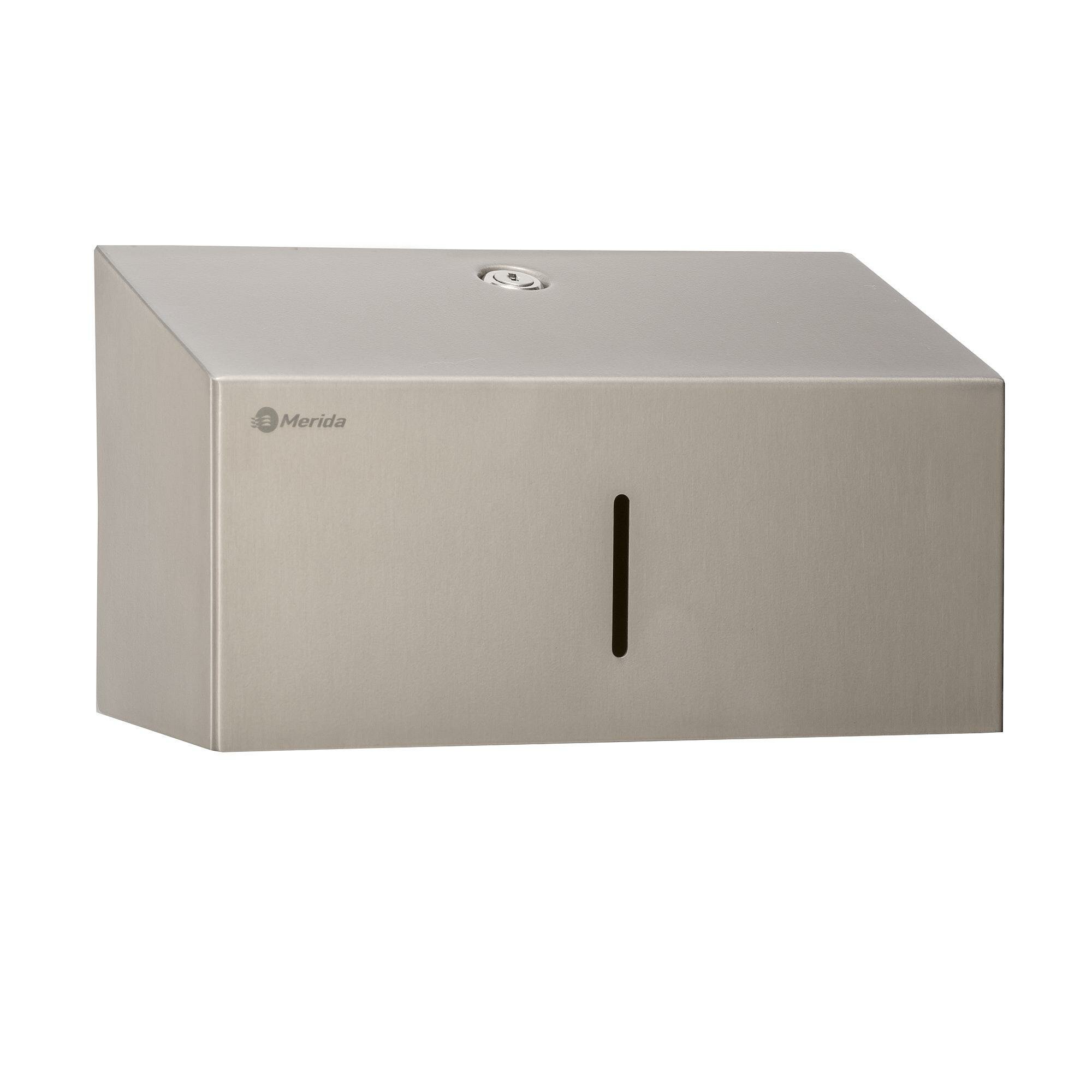 Диспенсер для бумажных полотенец Merida Stella R ASP201. R цвет Нержавеющая сталь