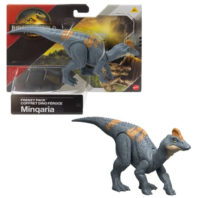 Фигурка Mattel Jurassic World Rebirth Frenzy Pack Minqaria JGB75