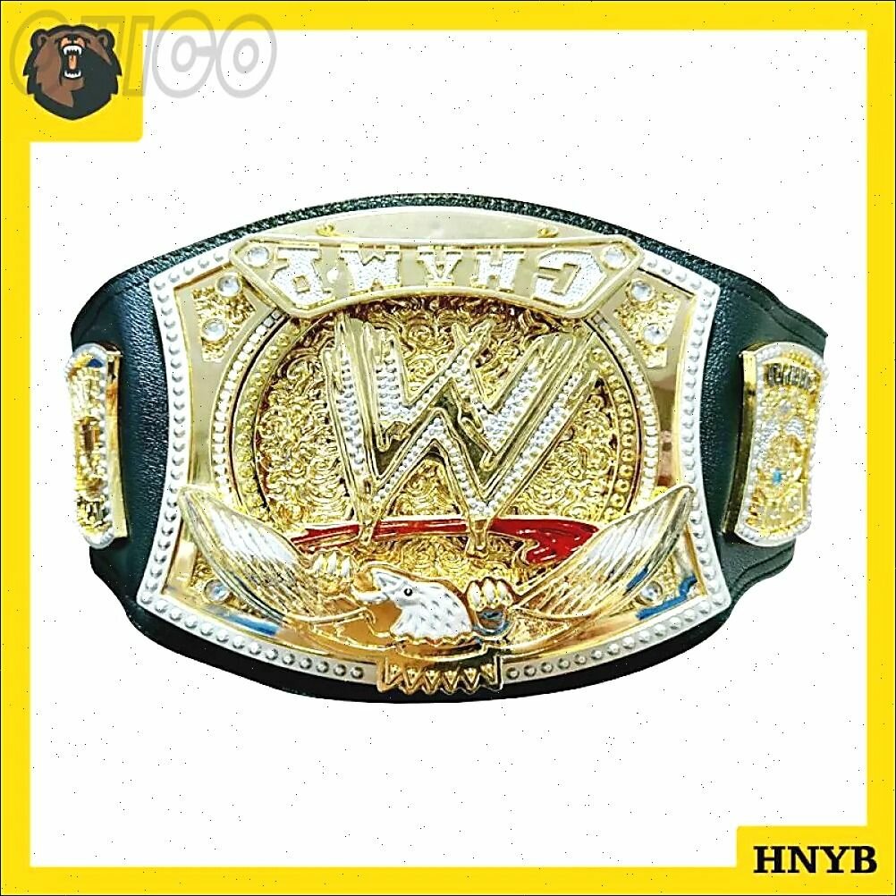 Чемпионский пояс борца Спиннер вращающийся логотип "W" 95 см