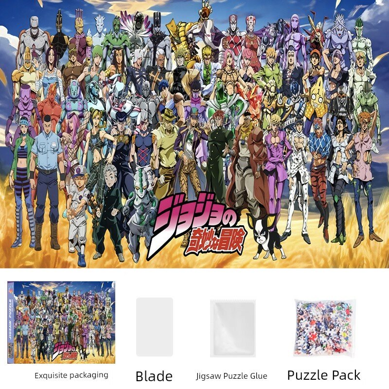 Новинка 2025: Пазл «Агент времени» (1000 элементов), версия для взрослых, высокая сложность, аниме-персонажи, тысяча