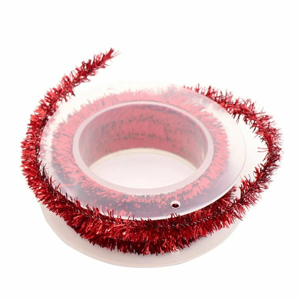 Мишура красный