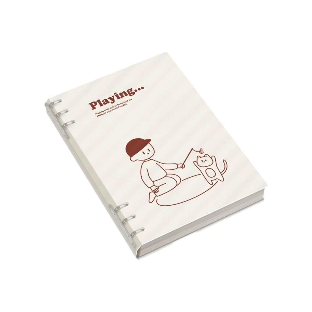 Качественная Гладкая Бумага для письма, Настраиваемые Обложки, Блокнот Многоразового использования, Съемные Кольца, Переплет Для ноутбука A 5 B5