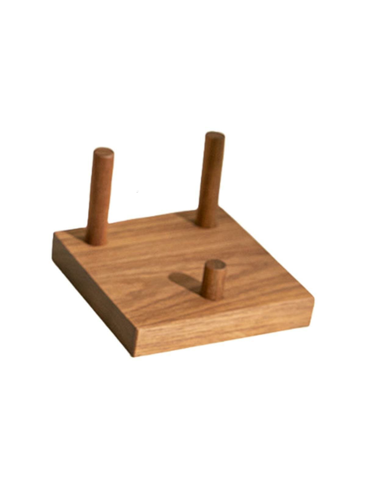 Деревянная подставка для демонстрации миниатюрных моделей и декоративных артефактов Окаменелостей Кораллов Минеральных агатов