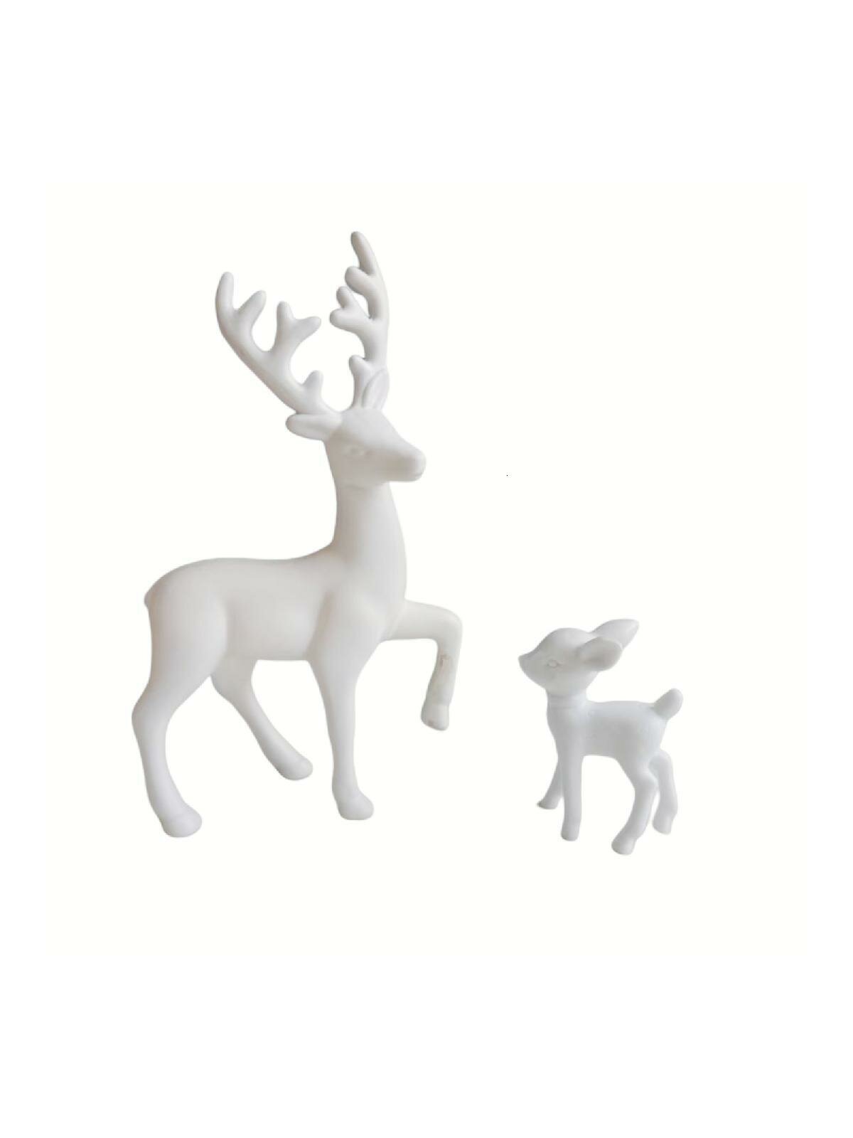 Рождественские фигурки оленей, украшения, стоящие фигурки оленей, модель животного оленя для домашнего винного шкафа, настольные декоры