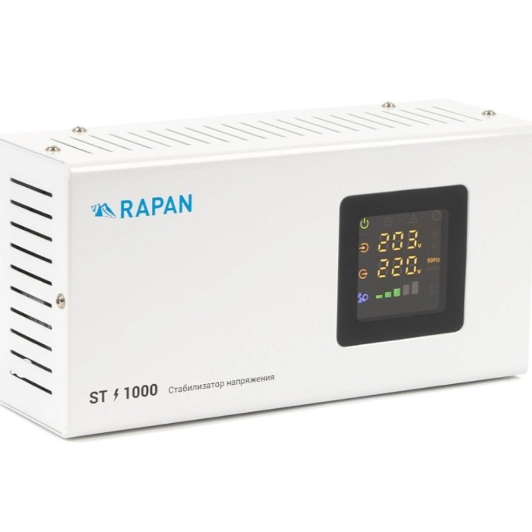 Стабилизатор напряжения бастион TEPLOCOM RAPAN ST-1000, 220 В, для котлов (8900)
