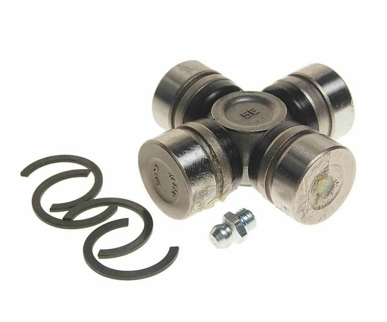 Крестовина 22,5x37,9/56,6 (внутр. стоп. кольца, смазка через подшипник) GMB