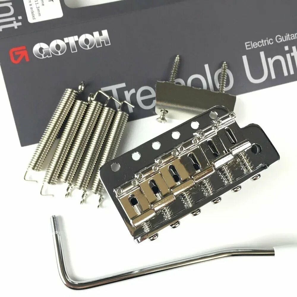 Подлинная оригинальная электрогитара GOTOH GE101T в винтажном стиле с системой тремоло, бридж серебристый хром для гитаристов