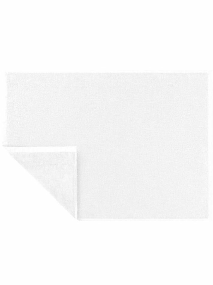 Коврик для ног махровый идеал,100% хлопок, 50x70см, белый. STENOVA HOME