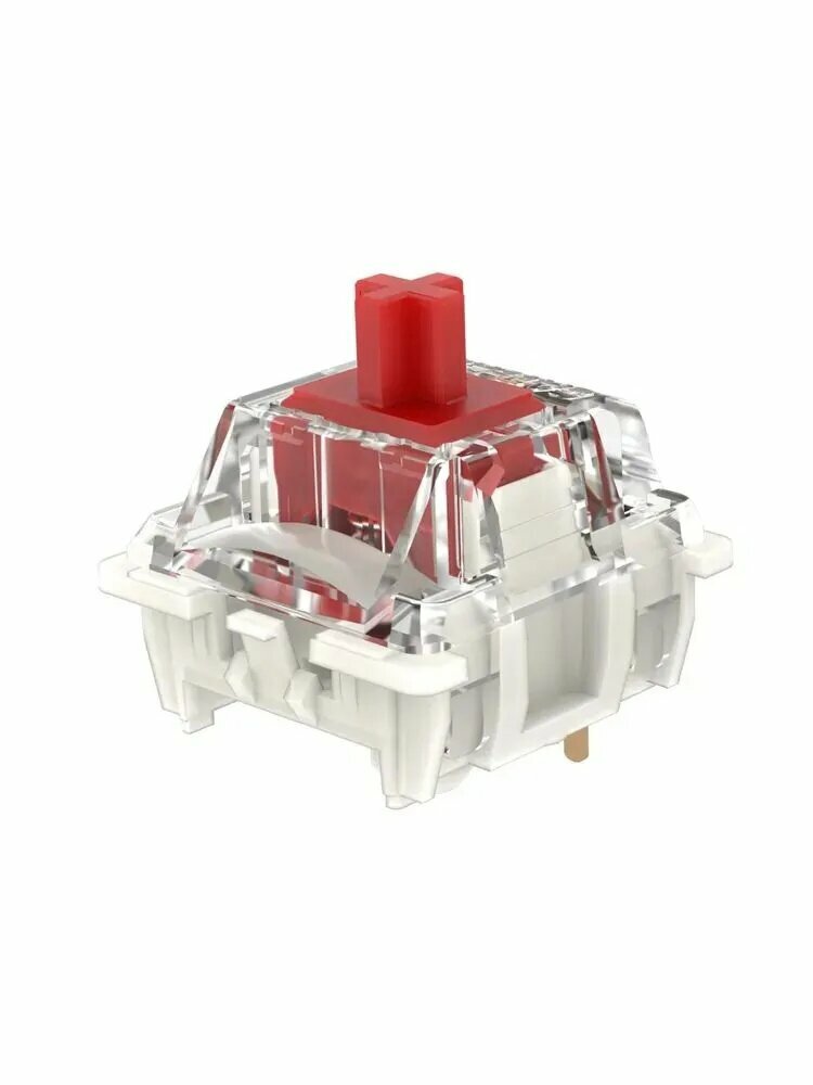 Gateron Pro 3.0 Red свитчи линейные для механических клавиатур 35 шт, 3-pin, предсмазанные переключатели