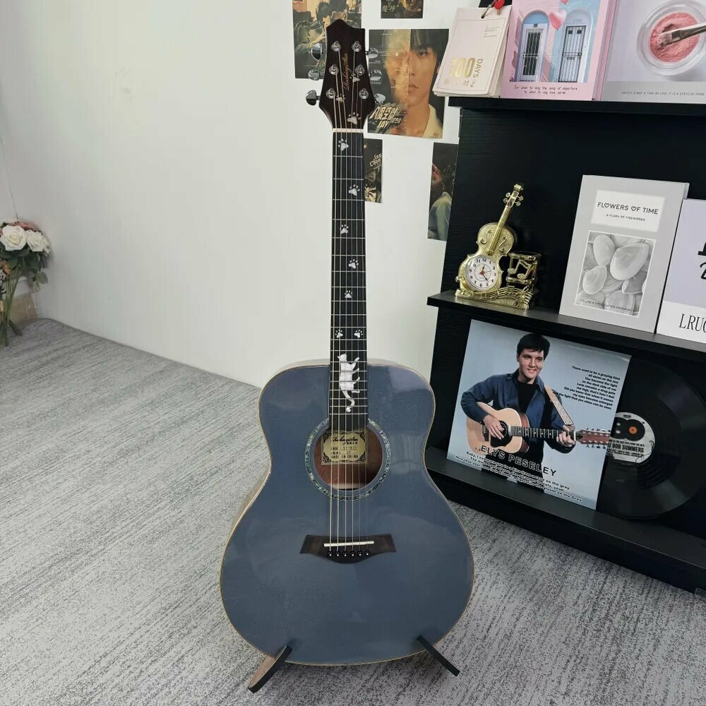 Rocking star Акустическая гитара Электроакустическая 36-дюймовая 6-струнная, корпус Ель 36"