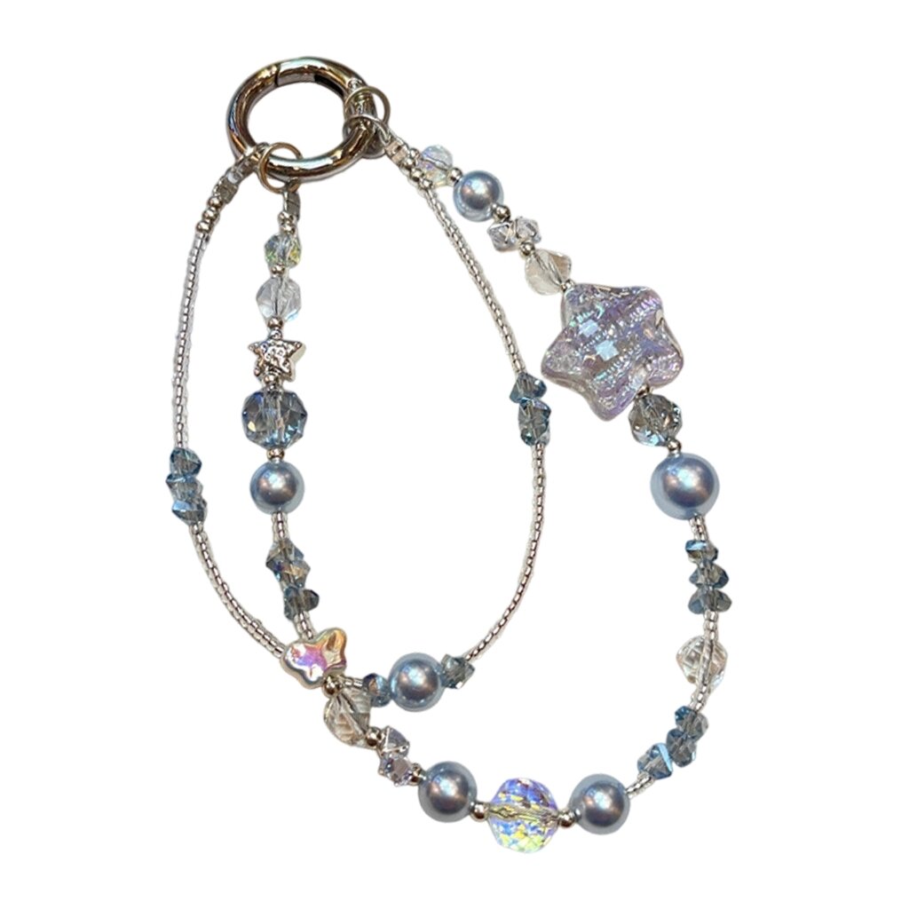 Women Girls Cellphone Pendant Mobilephone Hanging Cord Elegant Plastic Beaded Telephone Strap Jewelry Fashion Accessory