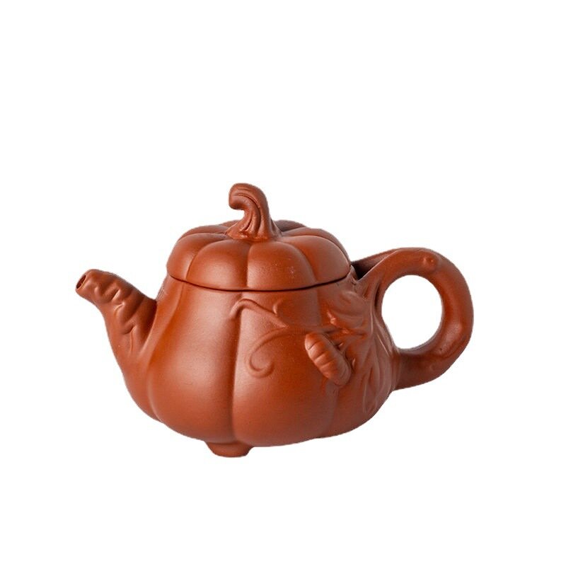 Чайник большой емкостиКерамический горшочек с тыквой, 350 мл，