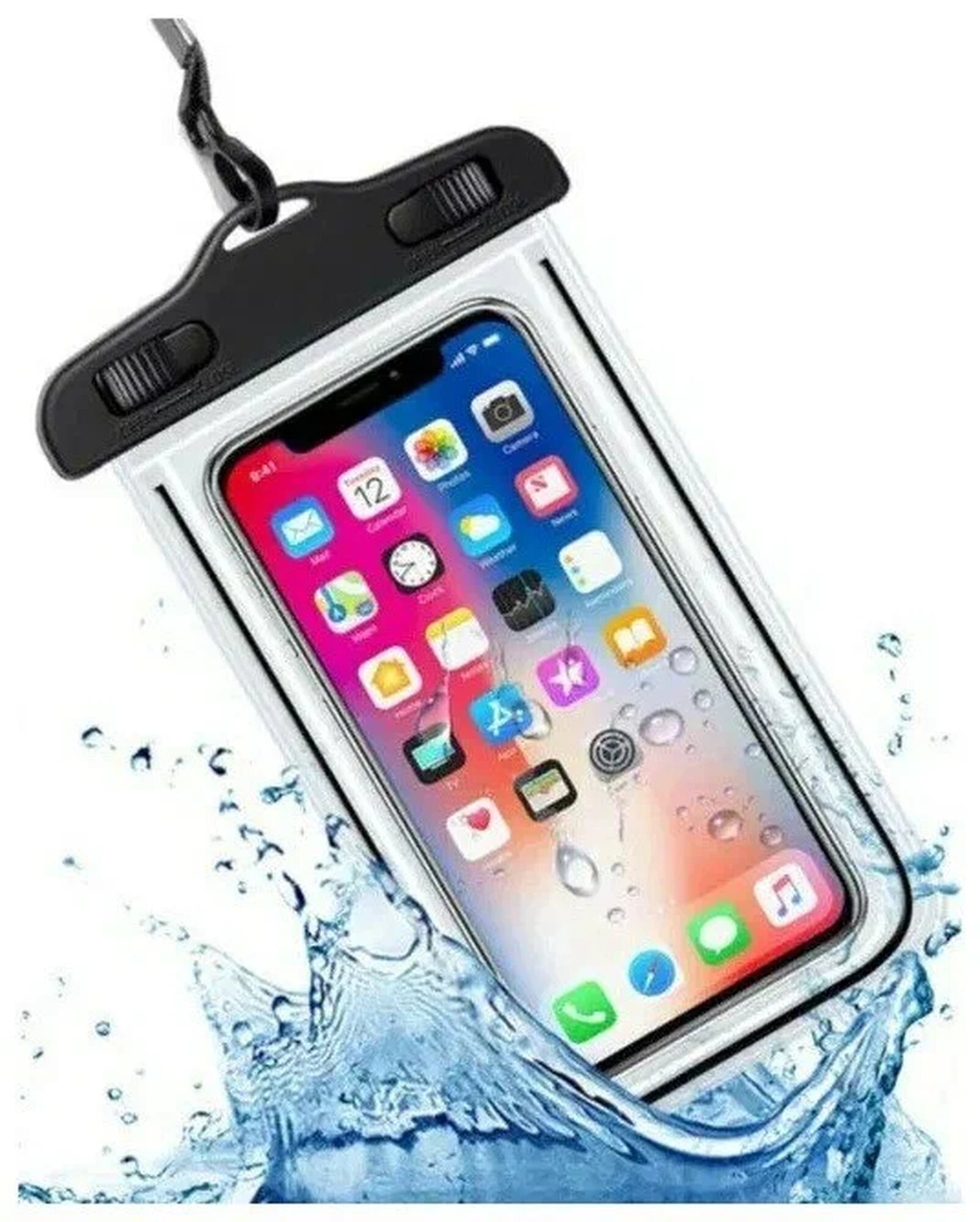 Водонепроницаемый чехол для телефона. Влагозащитный, универсальный чехол для смартфона. 2 штуки в комплекте
