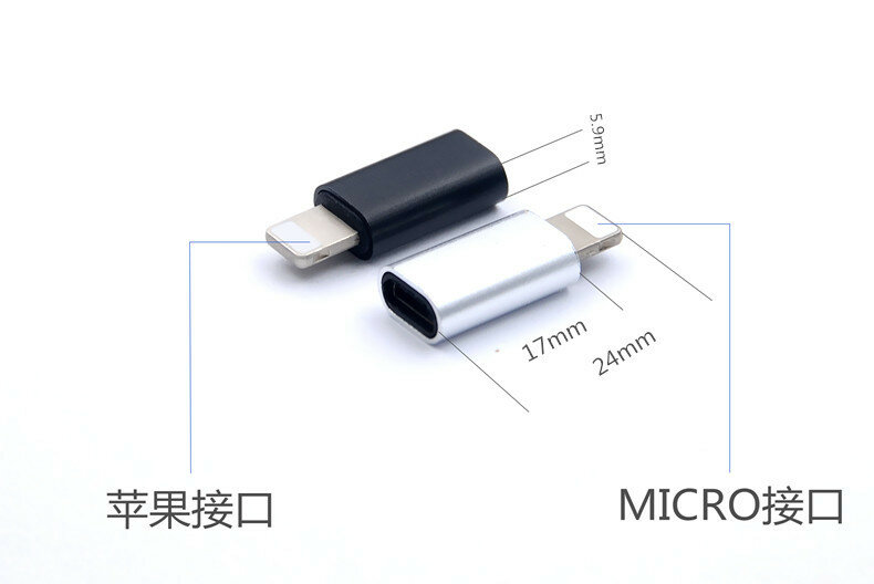 Алюминиевый адаптер Type-C к USB-C, черный цвет, совместимый с Apple устройствами OTG, модель A4 для зарядки мобильных