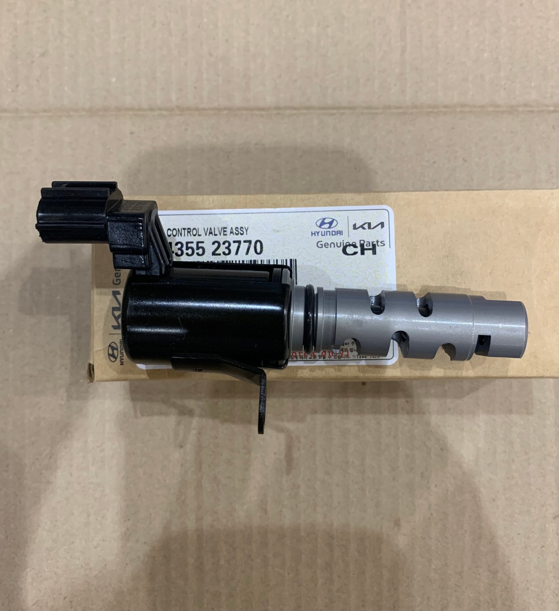 Клапан регулировки фаз грм впускной 2435523770 tucson IX35 elantra coupe sportage ceed SOUL CERATO