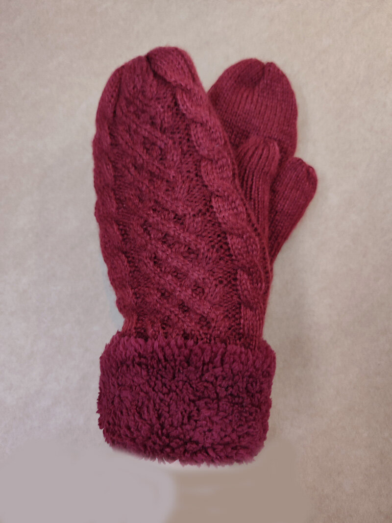 Варежки шерстяные для женщин