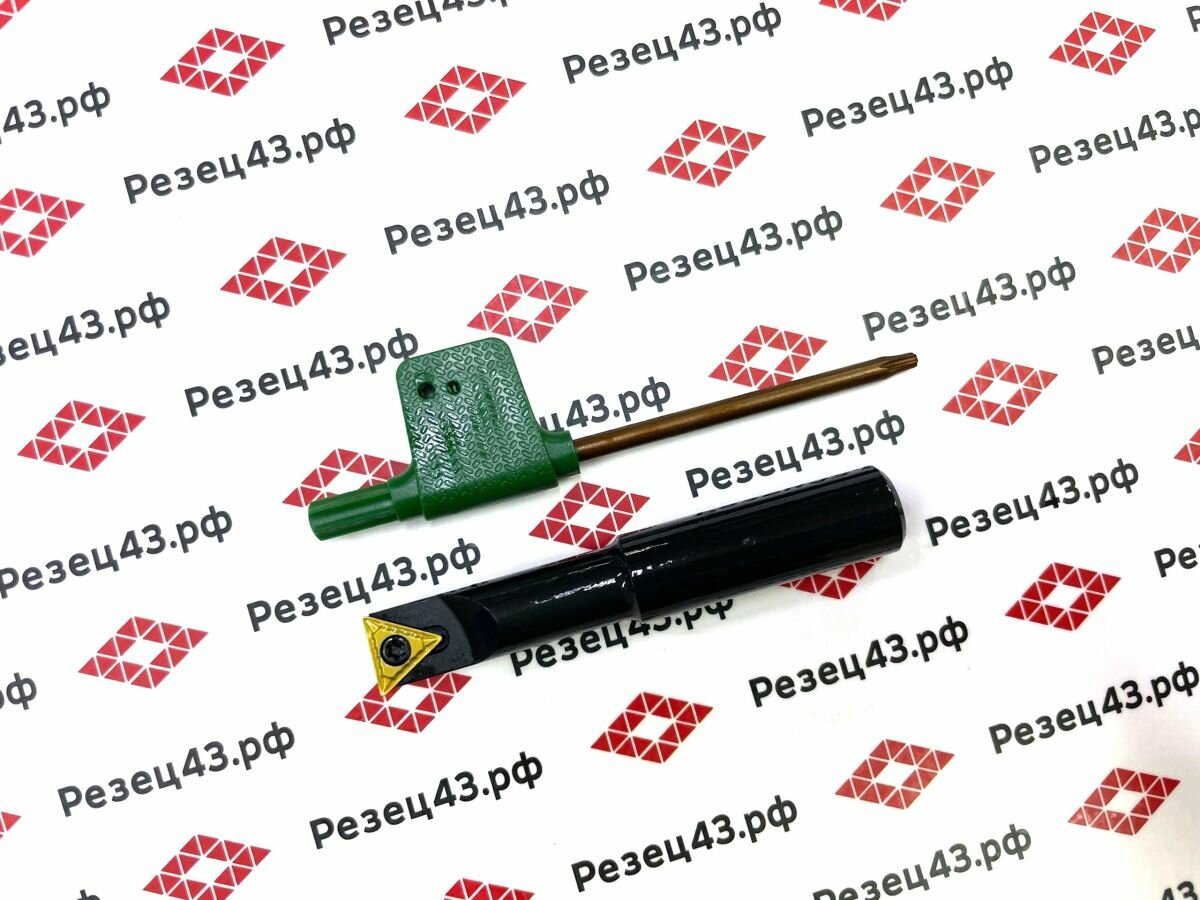 Расточной резец со сменными пластинами 12 мм с глубиной точения 38мм для расточной головки F1