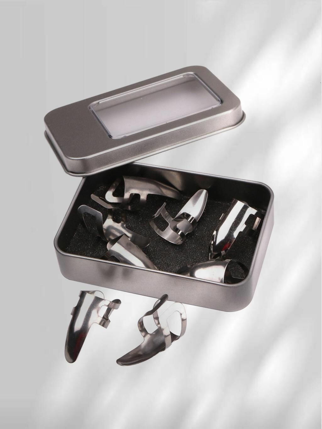 Металлические медиаторы для гитары, 8 шт.