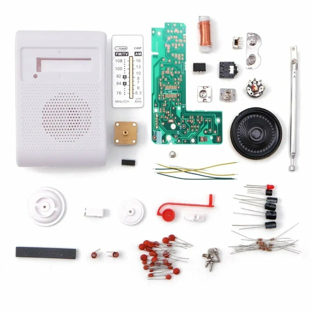 CF210SP AM/FM Стерео радиоприемник DIY Электронный набор для сборки для учащихся
