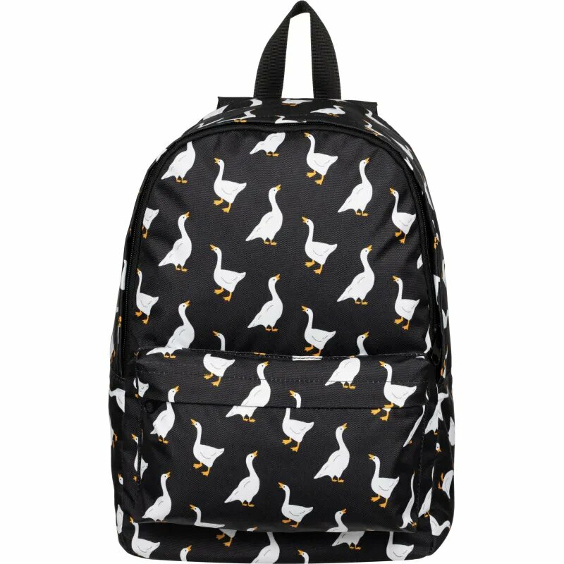 Рюкзак школьный Комус Класс Light Гуси, черный, 1 отд, 2163512