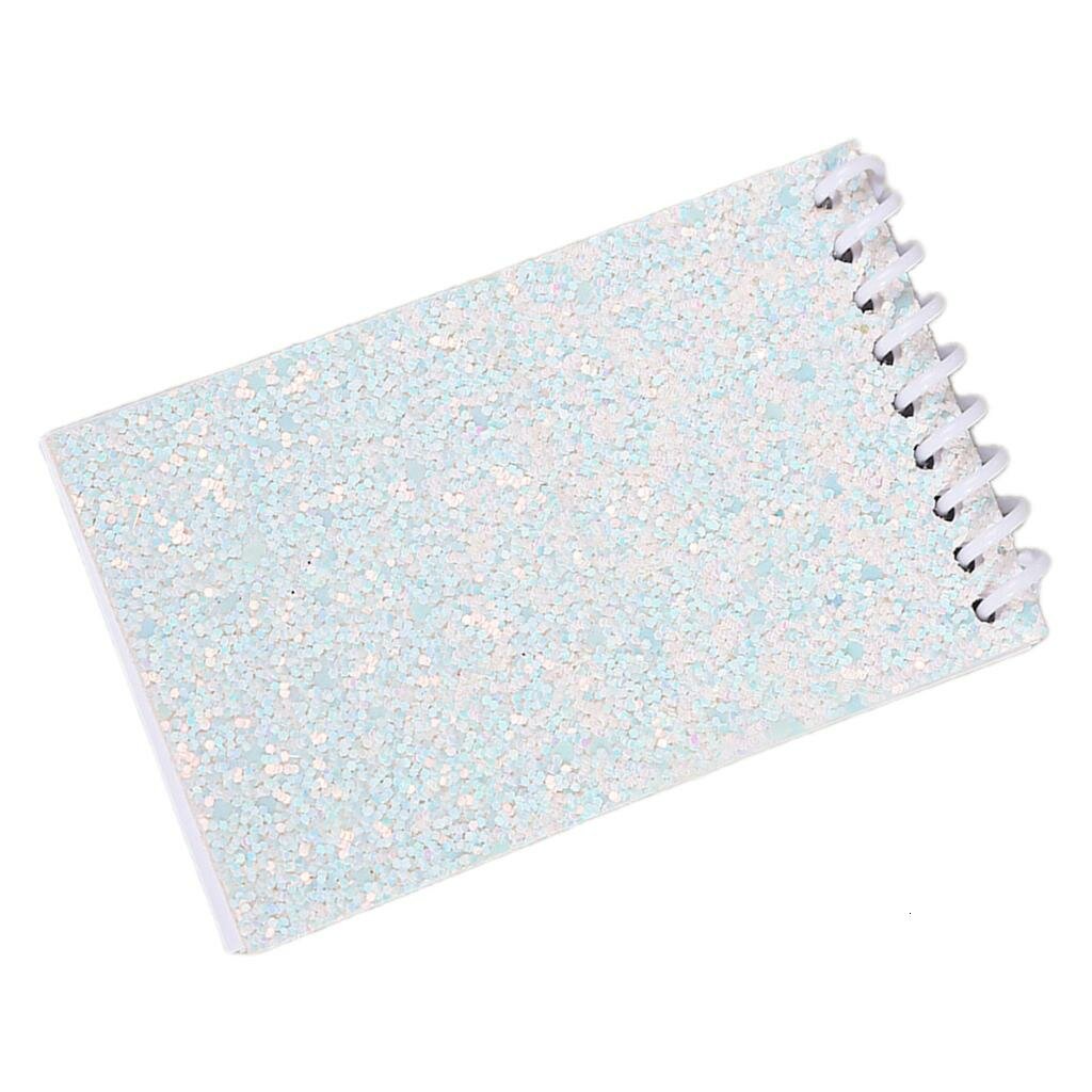 Блокноты с двойной проволочной спиралью, 20 листов, без линовки, Светло-голубой