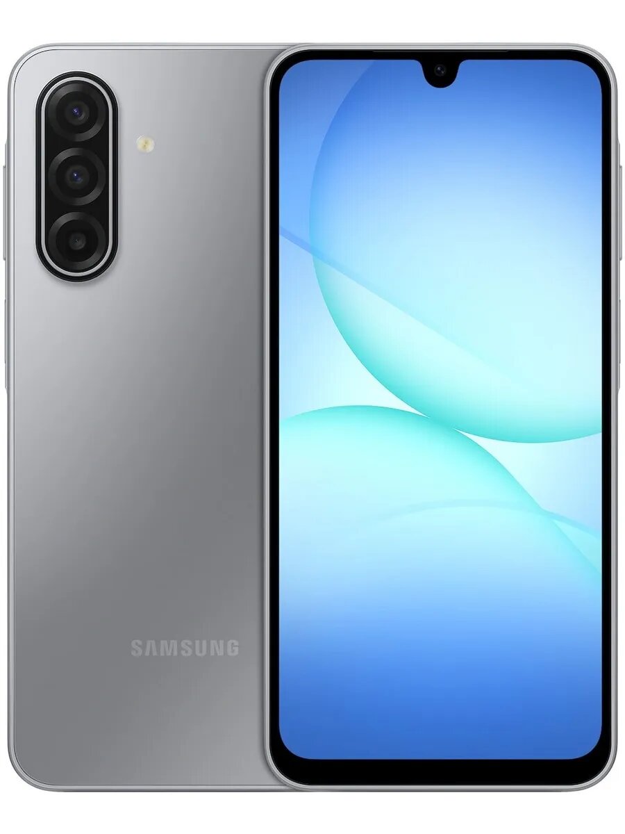 Смартфон 6.7" Samsung Galaxy A17 128Gb 4Gb Android 15 Серый
