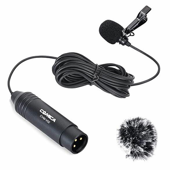 Микрофон петличный CoMica CVM-V02O (1.8м)