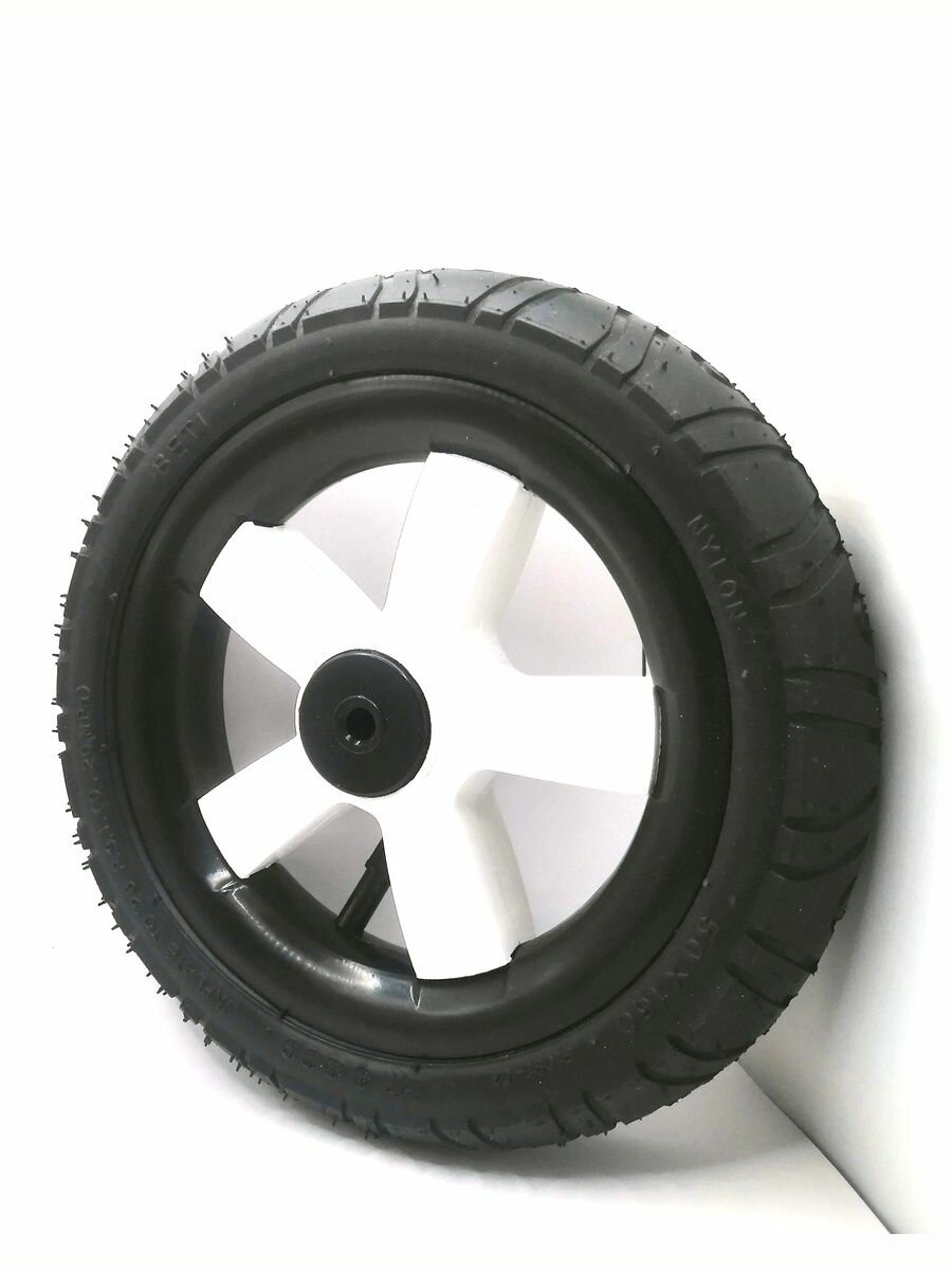 Колесо 10 дюймов надувное № 148 для детской коляски (50х160), под ось 8 мм.