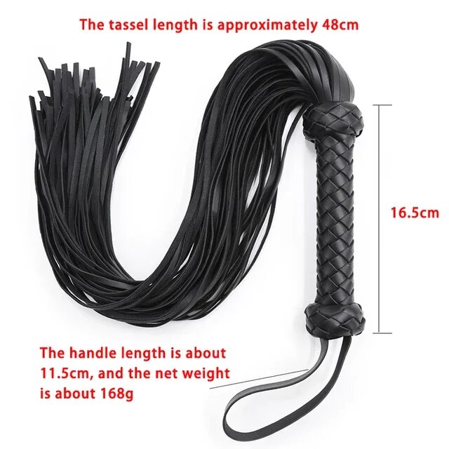Новинка, 48 см длинная секс-плетка, инструмент для секса для пар, женские и мужские black