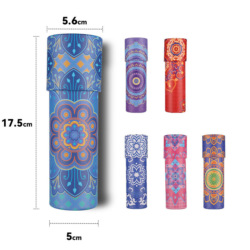 Волшебный калейдоскоп, образовательная научная игрушка для детей, трансформируемый мультяшный вращающийся калейдоскоп, DIY образовательная игрушка калейдоскоп