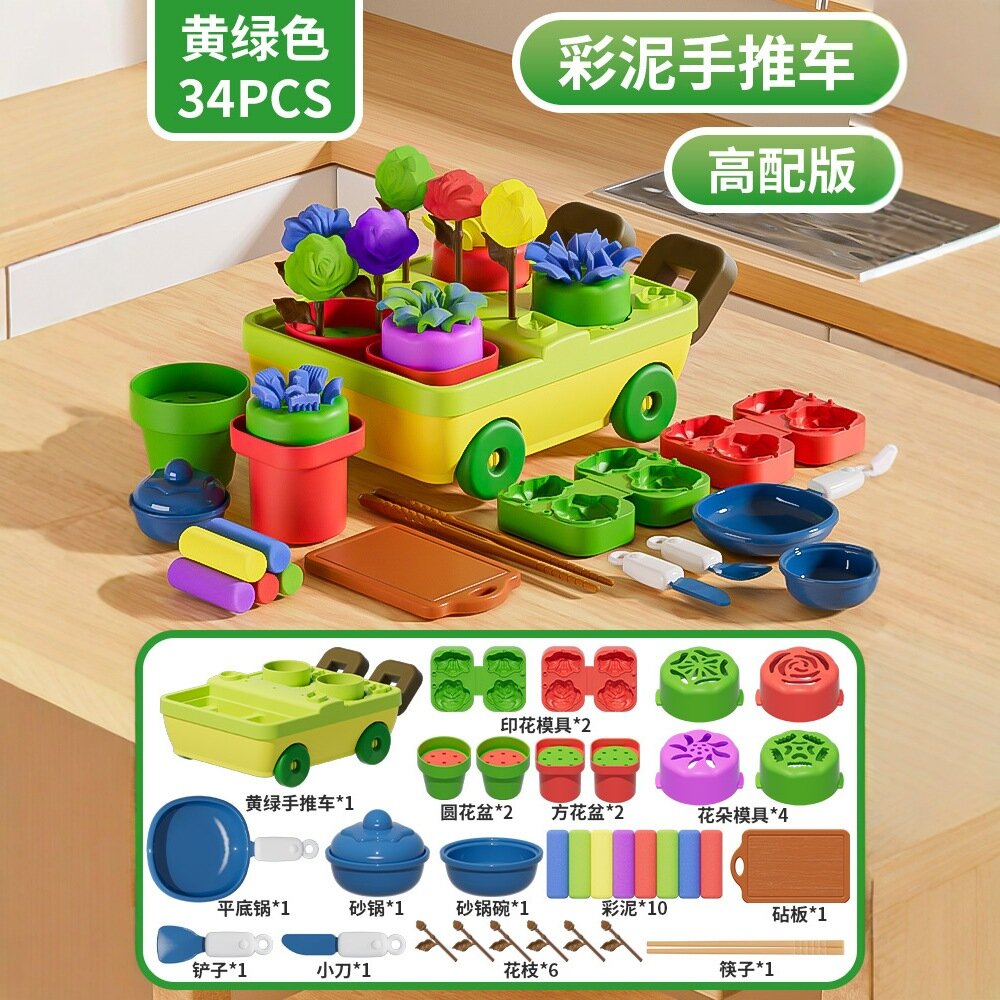 Ультралегкая глина оптом, детская цветная глина, ручная работа, игрушки для творчества, пластиковая глина, тачка, инструменты для глины, формы для глины