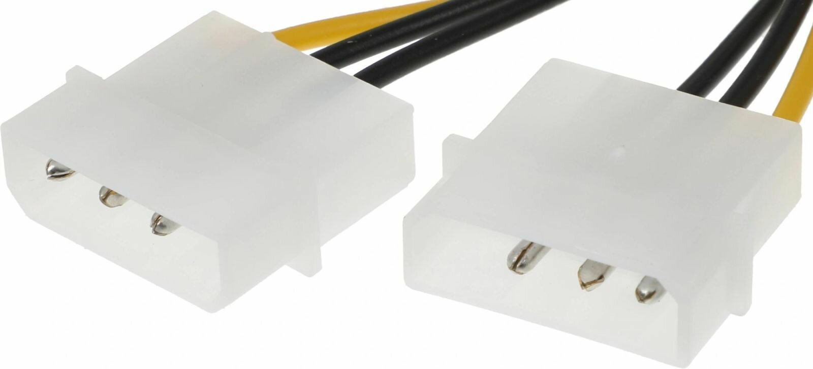 Кабель Ningbo PCI-E 6pin, Moleх 8980, чёрный, жёлтый