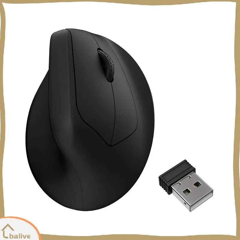 Keychron M5 Black Вертикальная беспроводная мышь, черный, для правой руки